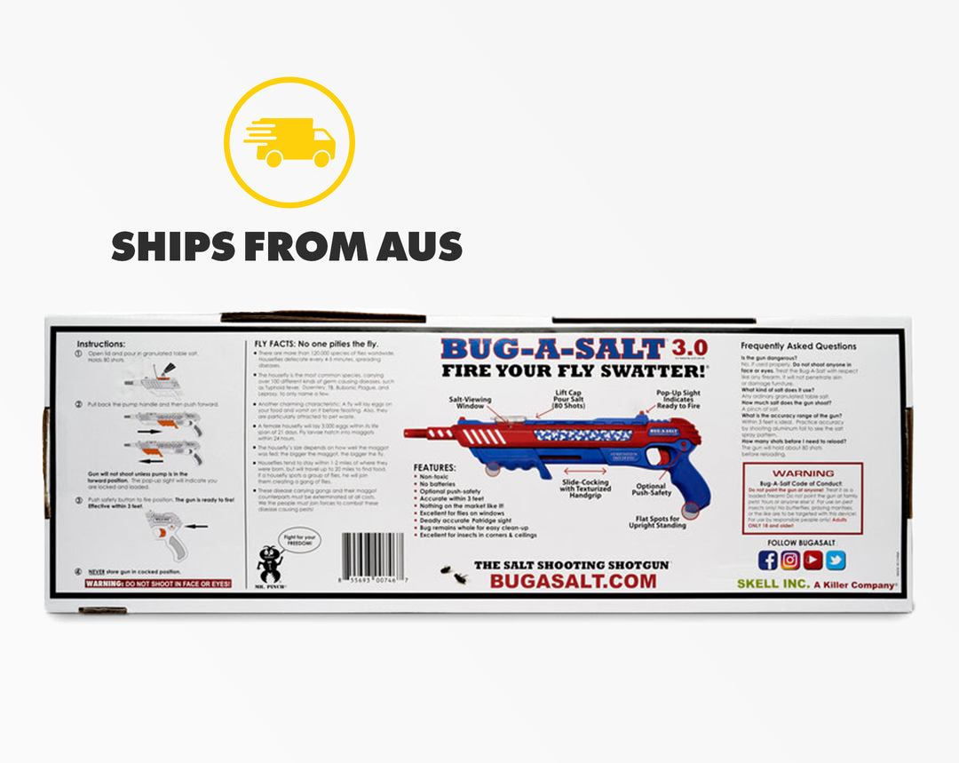 Limited Edition Bug-A-Salt 3.0 Freedom Combo Pack – Bug-A-Salt Australia